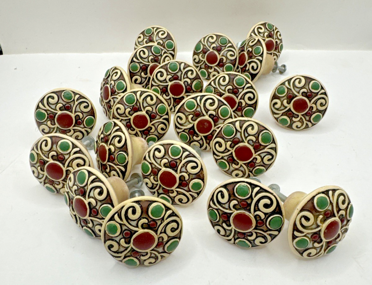 Lot of 21 Boho Chic colorful whimsical fairytale Cabinet Drawer Pull ...