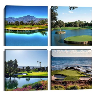 USA Golf Course Wall Art Golf Pictures Canvas Prints Golf Course Wall ...