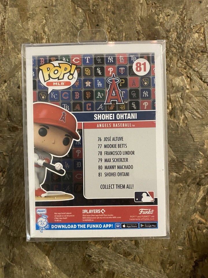 Funko Pop! Vinyl: Shohei Ohtani Figure Los Angeles #81 with Case | eBay