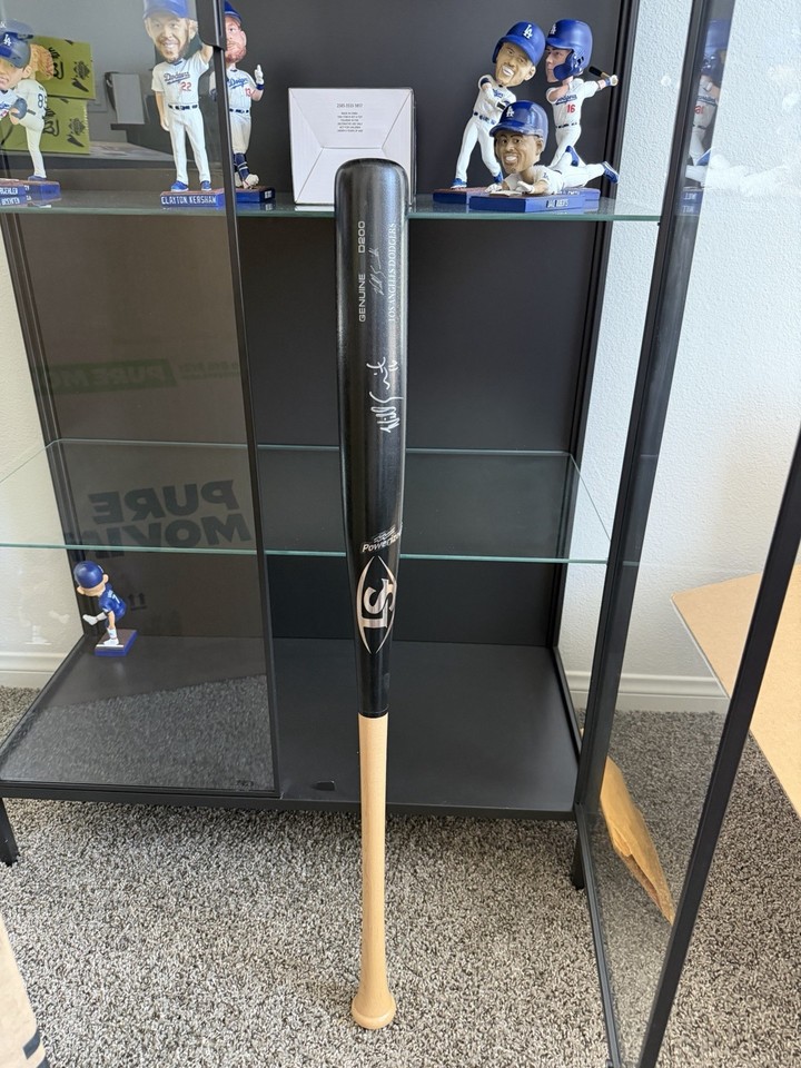 Will Smith Autographed Baseball Bat Los Angeles Dodgers World Series ...