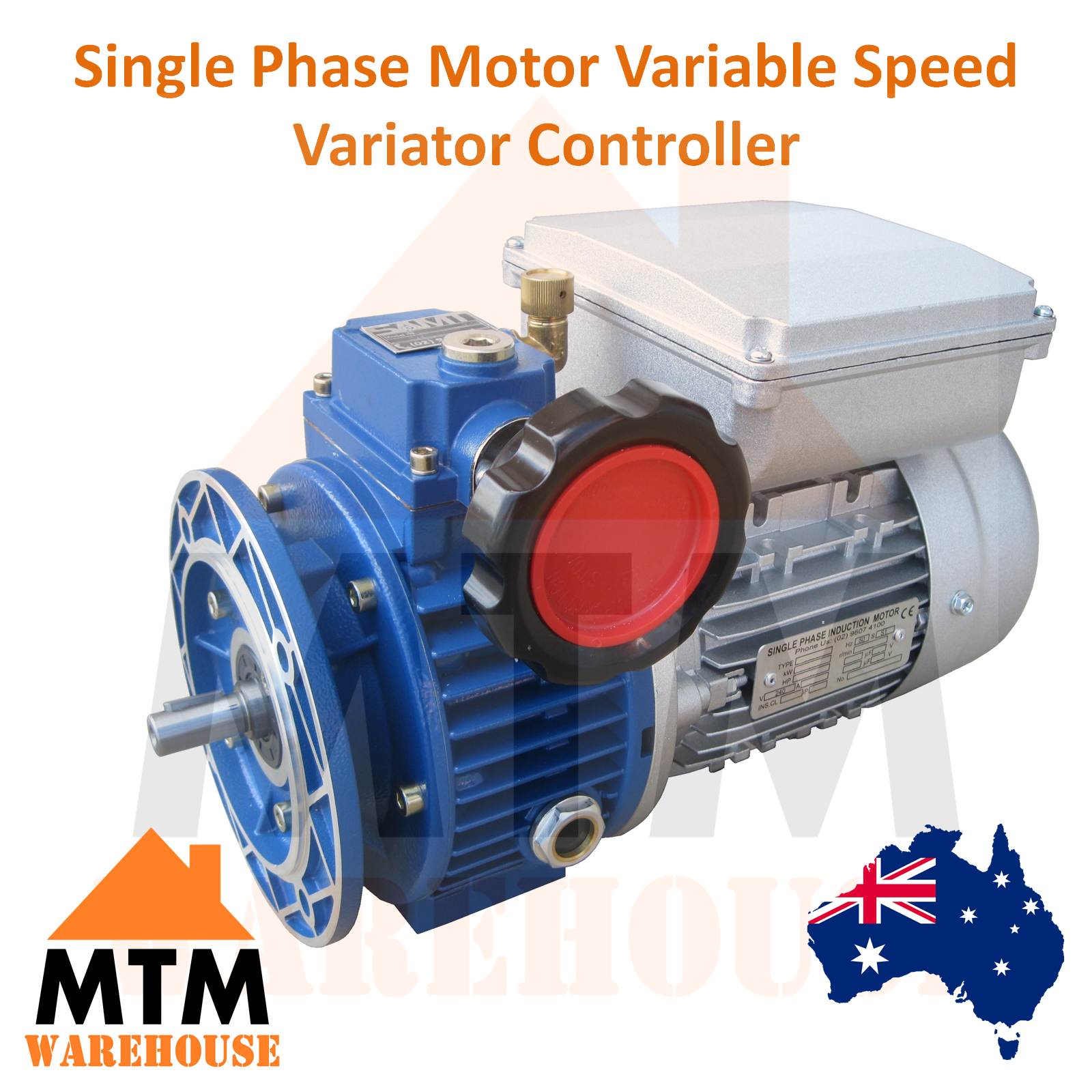 Single Phase Motor 240v 3kW 4HP 1400rpm Variable Speed Variator ...