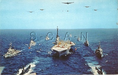Original Vintage US Navy PC- Aircraft Carrier- Task Group Alpha- 1950s ...