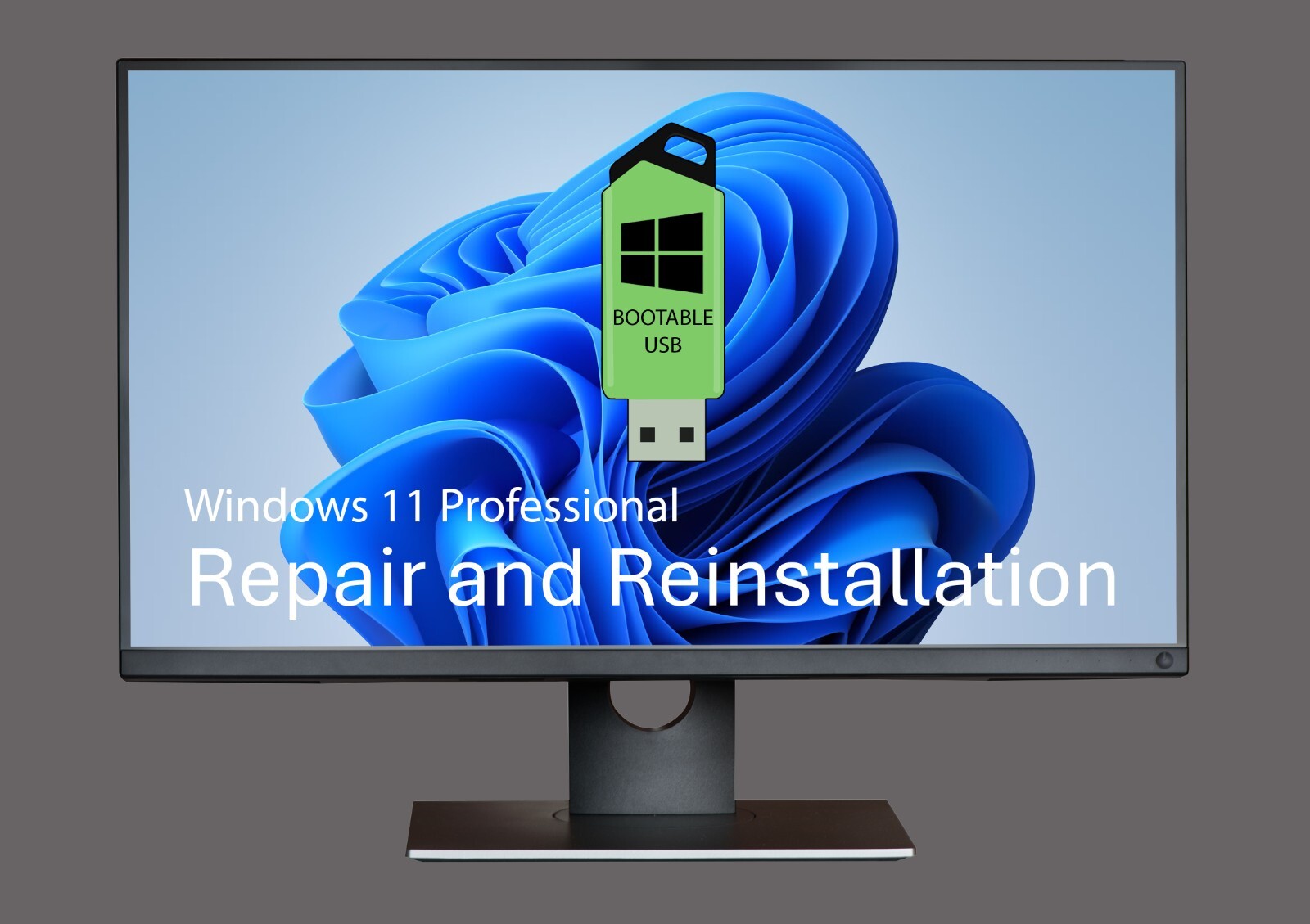 Windows 11 Pro - Bootable USB for Fresh or Recovery Installation (USB A ...