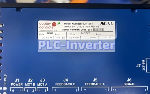 NEW Copley Controls 800-1855 0190-51703 Servo Drive Motor Controller ...