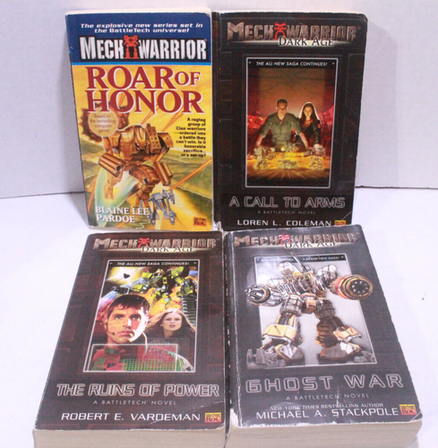 Lot of 4 Mechwarrior Dark Age A Call to Arms Power Ghost Roar ...