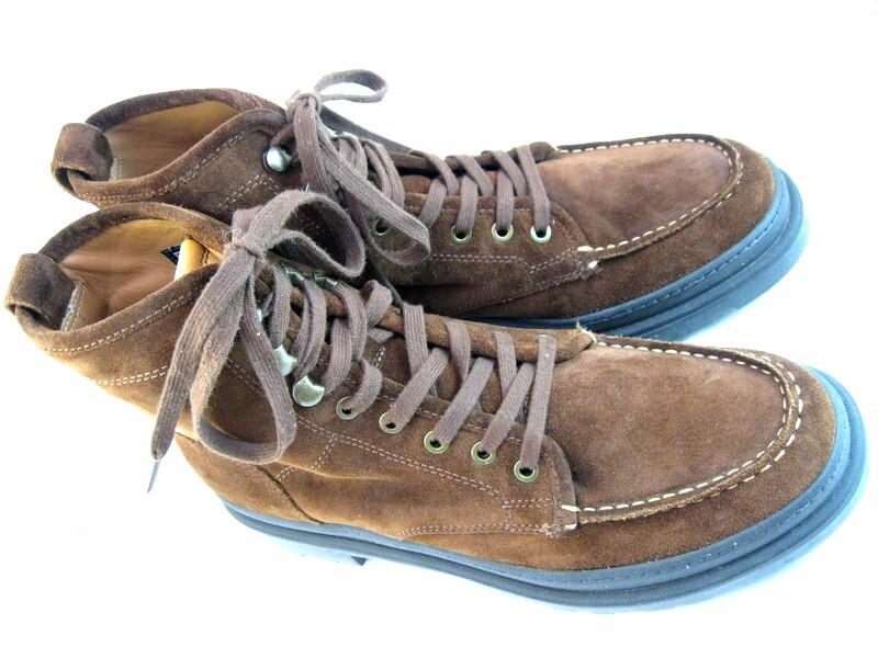 Allen Edmonds "SAWYER" Men's SUEDE WEATHERPROOF Boots 9.5 D Snuff Brown ...