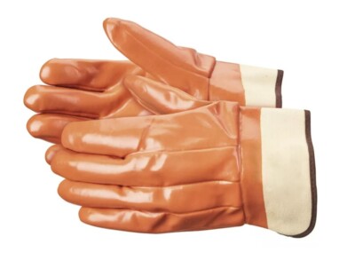 Smooth Monkey Grip Glove Fully Coated Safety Cuff Foam Insulated ...