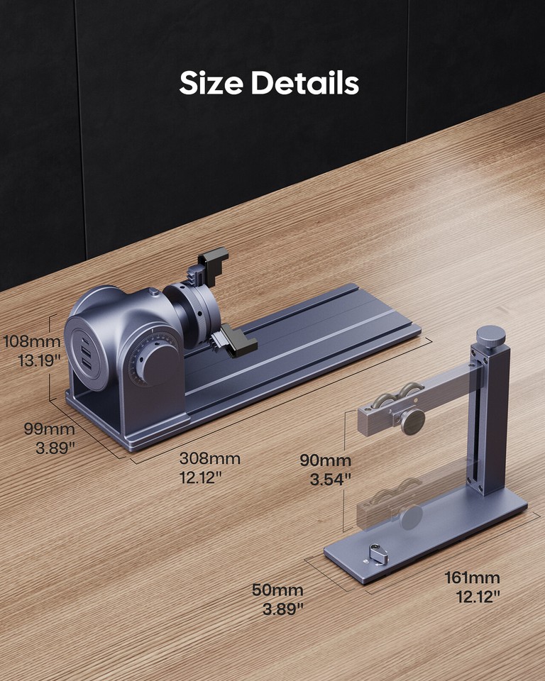 LaserPecker LP4 Dual Laser Engraver Cutter Rotary&Slide For Acrylic ...