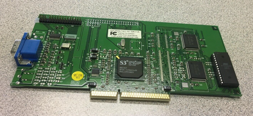 GVC Media GA11A S3 ViRGE GX2 AGP Video graphic video card 4mb 060218-01 ...