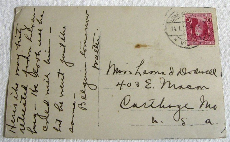 RPPC German soldiers retreat Luxembourg railroad train 1918 real photo ...