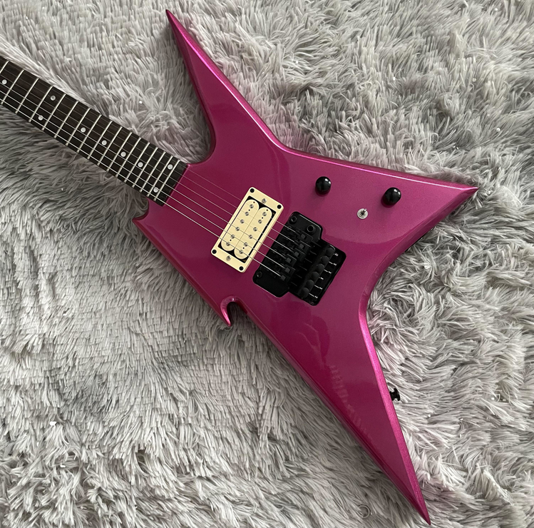 Ironbird Rich Electric Guitar Rose Red H Pickups Tremolo Bridge Free ...