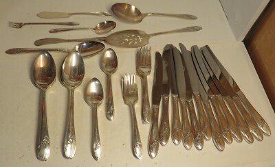 Vintage Tudor Plate Oneida Community Silverware Queen Bess II Pattern ...