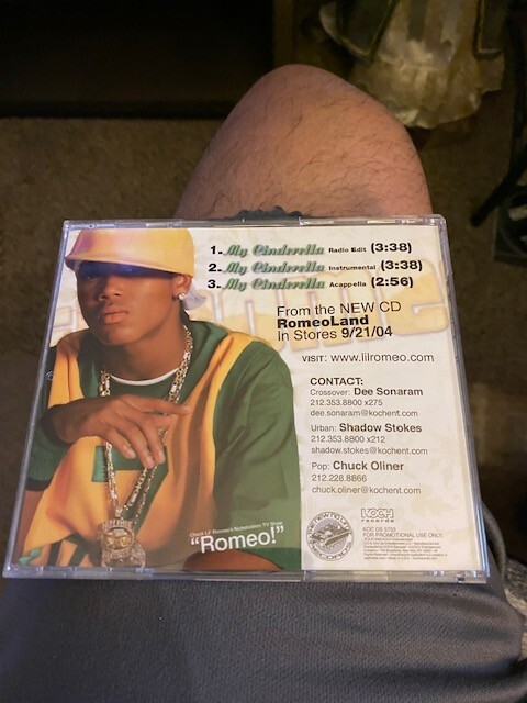 LIL' ROMEO- MY CINDERELLA (CD, Single Promo) V.G + | eBay