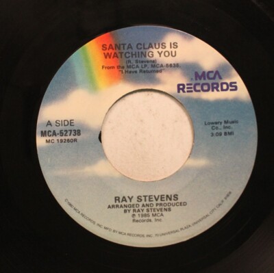 Christmas 45 Ray Stevens - Santa Claus Is Watching You / Armchair ...