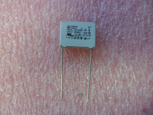 22nF 0.022uF 250V POLYPROPYLENE CAPACITOR MKP Y2 R15mm KNB2520 (10 PER ...