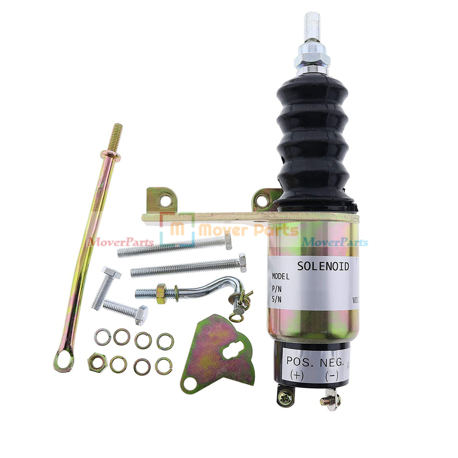 12V Shutdown Stop Solenoid 3740055 for JLG 40H 60H 70H 80H Deutz Engine ...