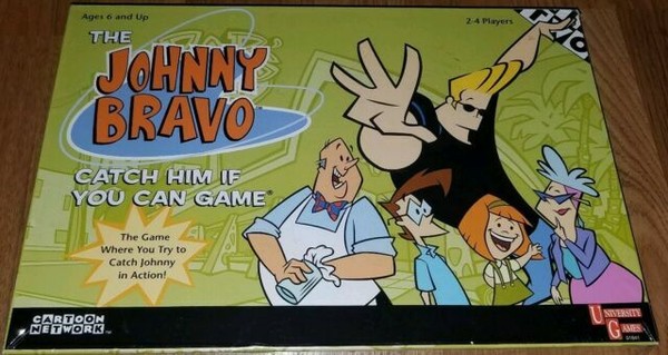 Johnny Bravo Catch Him If You Can Board Game Cartoon Network CN ...