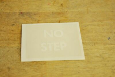 NOS w/ 8130! Beechcraft Raytheon "NO STEP" Placard Decal 112733-8 LOT ...