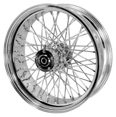 Chrome 60 Spoke 16" x 3 1/2" Front Wheel Rim For 84-99 Harley Softail ...