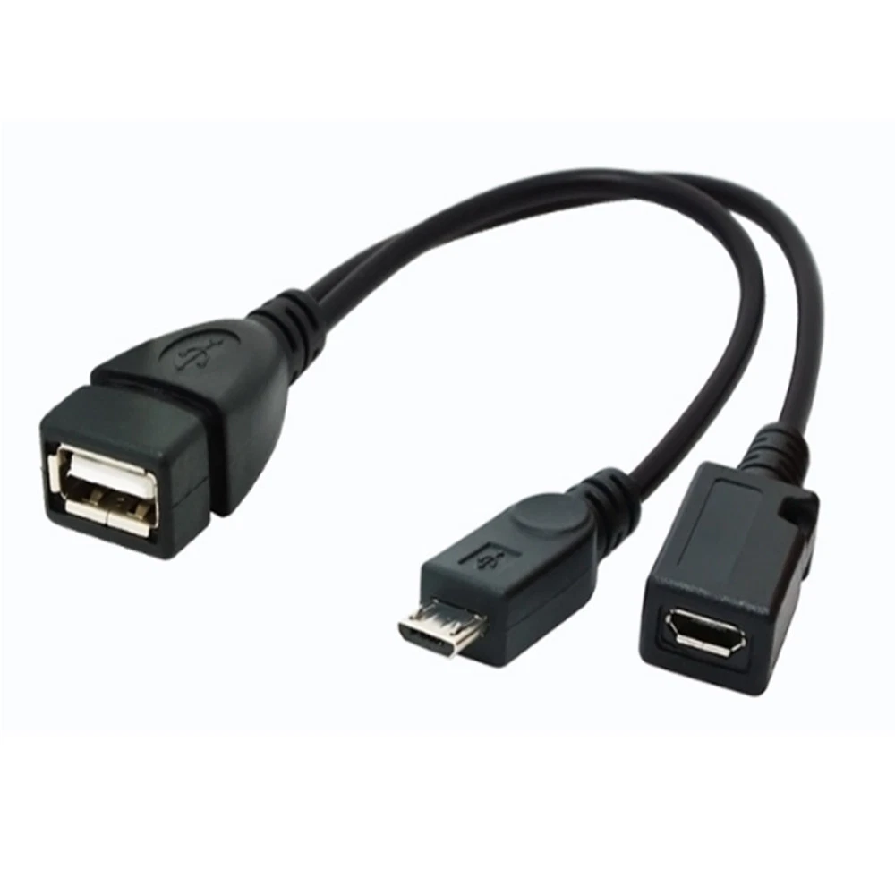 Micro Usb Otg Y Cable