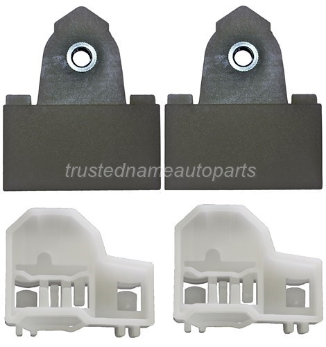 Door Window Sash Channel Guide Glass Retainer Clips Kit 4pcs Front ...