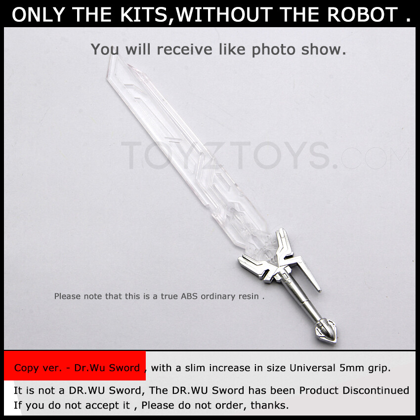 Copy ver. DW-TP08 Blue Skybreaker Sword | Dr. Wu Upgrade Color Swrod to ...