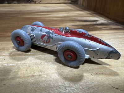 Vintage Dinky 23a Racing Car Silver & Red England •A513 | eBay