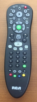 OEM RCA Remote Control Device Controls TV VCR DVD. Part No: RC2254702 ...