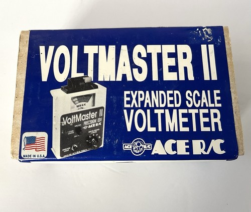 New/Sealed ACE R/C Inc Voltmaster II ESV Expanded Scale Voltmeter -New ...