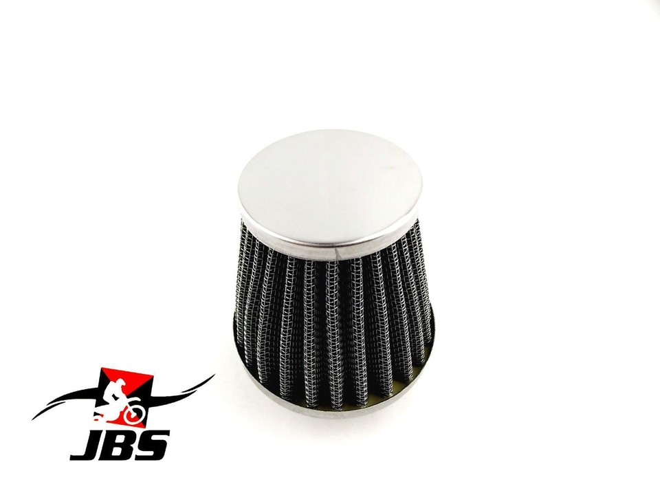 JBS PERFORMANCE 42mm HI FLOW CHROME POD AIR/FILTER UNIVERSAL CLEANER | eBay