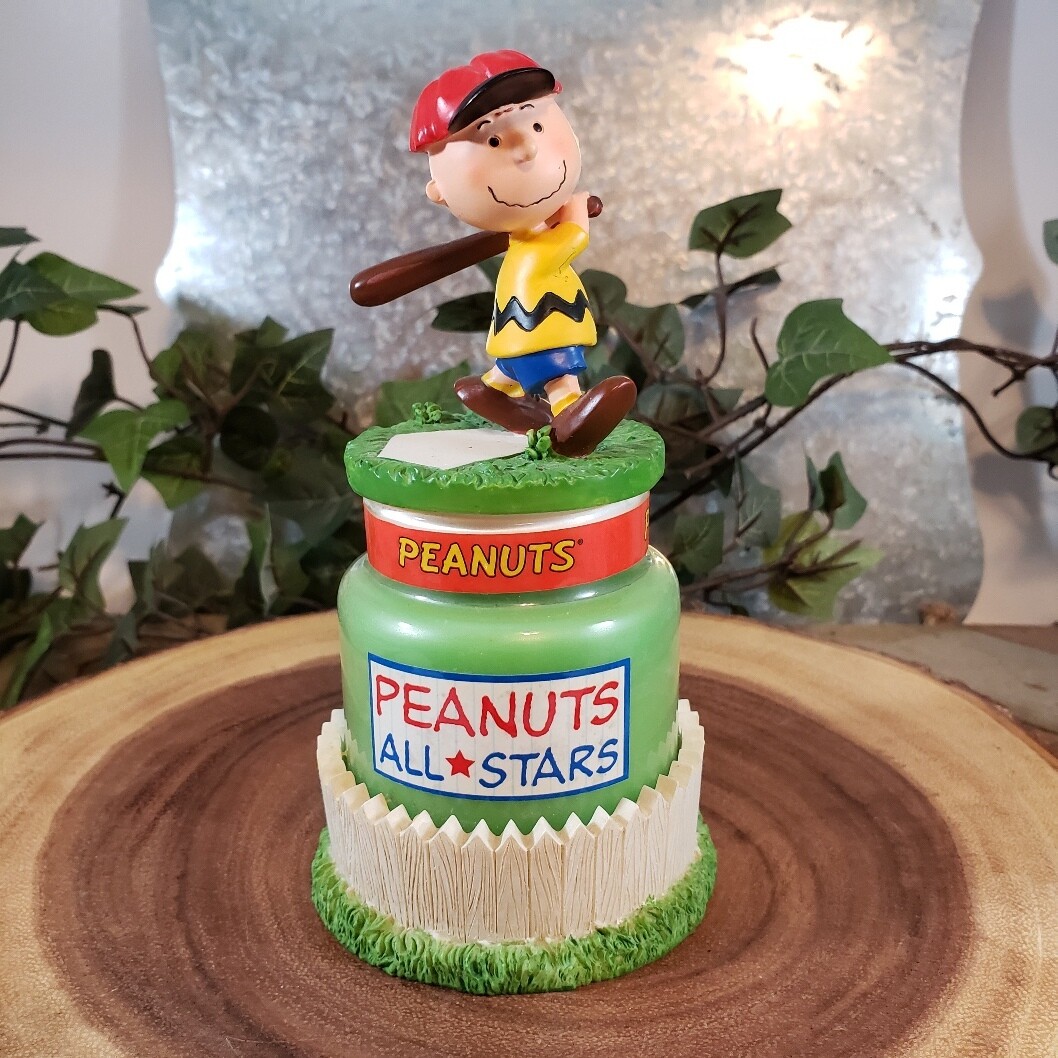 Vintage Charlie Brown Candle PEANUTS ALL STARS "Batter Up" from ...