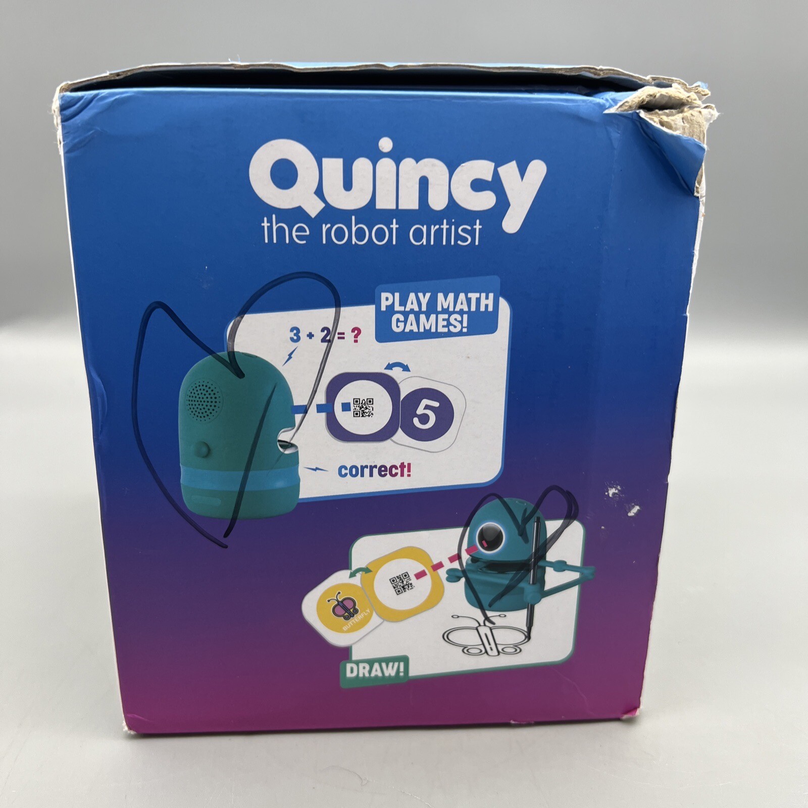 Odyssey LANDZO Quincy Drawing Robot Puzzle Toy - Blue for sale online ...