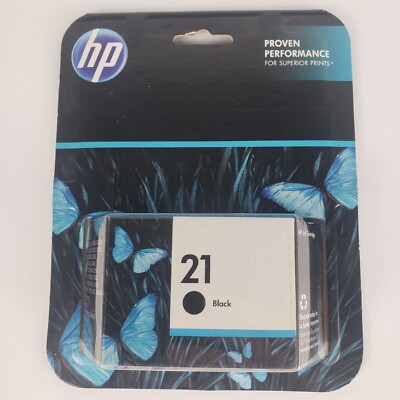 HP 21(C9351AN) Black Ink Cartridge OEM New Sealed Exp JULY 2015 Free ...