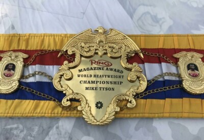 MIKE TYSON RING MAGAZINE BOXING CHAMPIONSHIP BELT | eBay