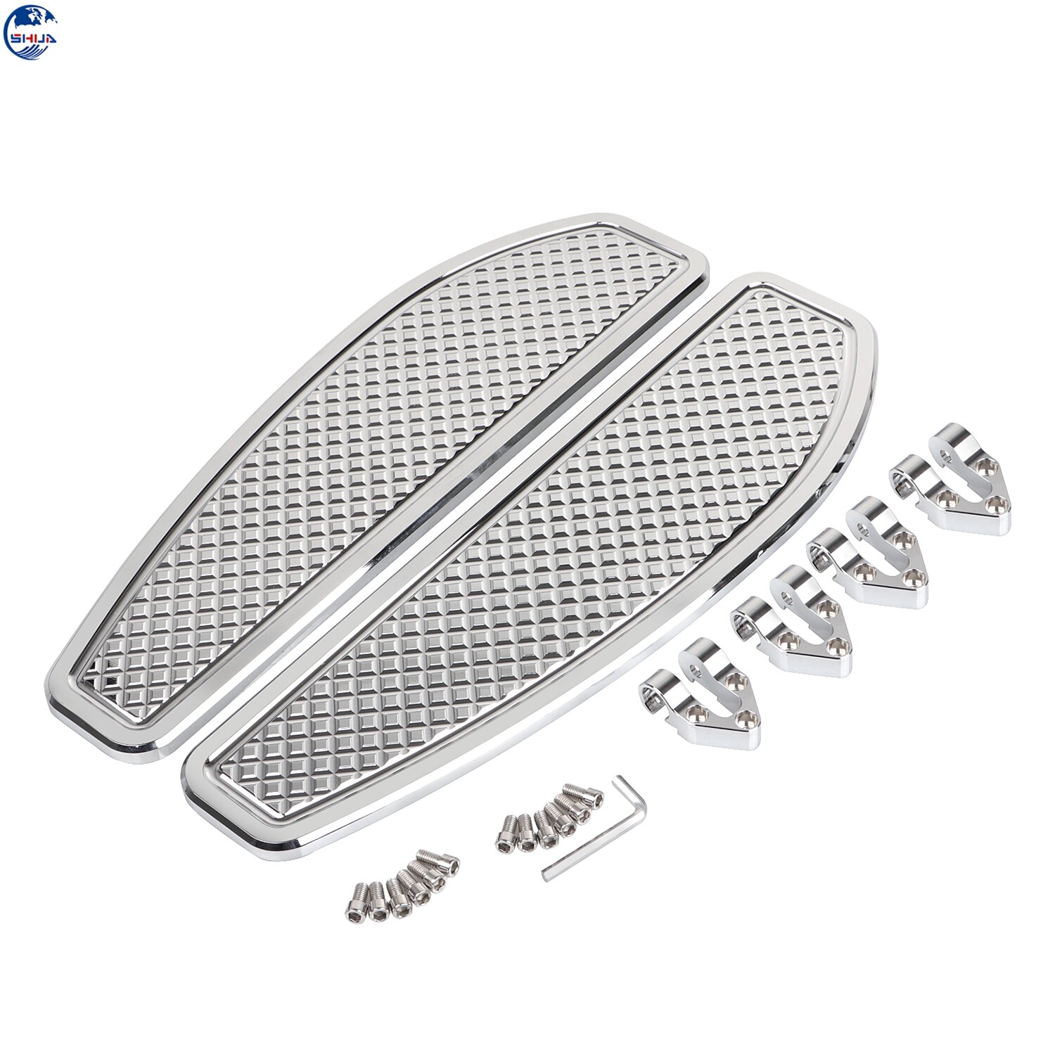 Driver Floorboards Foot Boards For Harley Touring Road King Softail ...