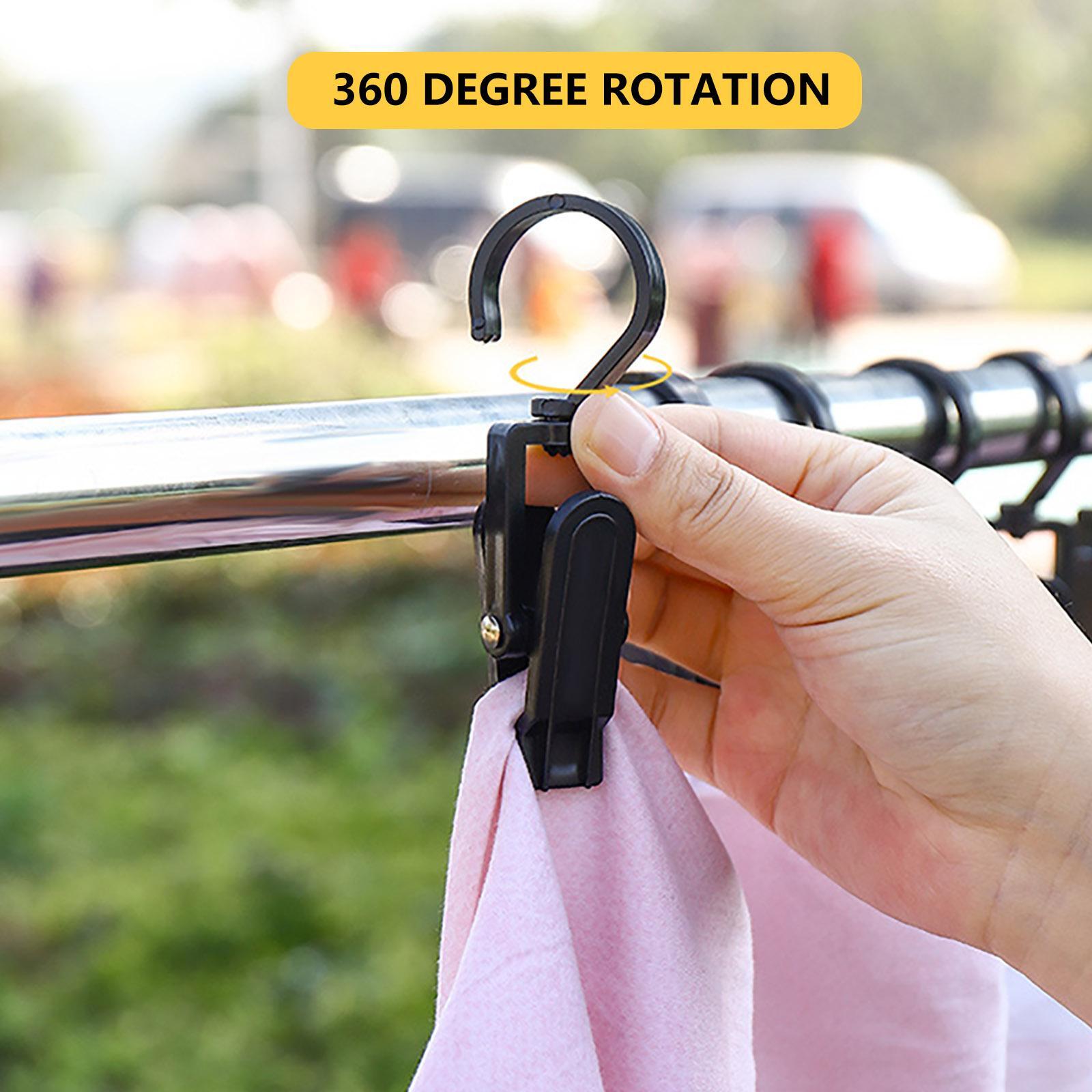 10 Pcs Hanging Drying Hooks Multifunction Clothes Hanger for Home ...