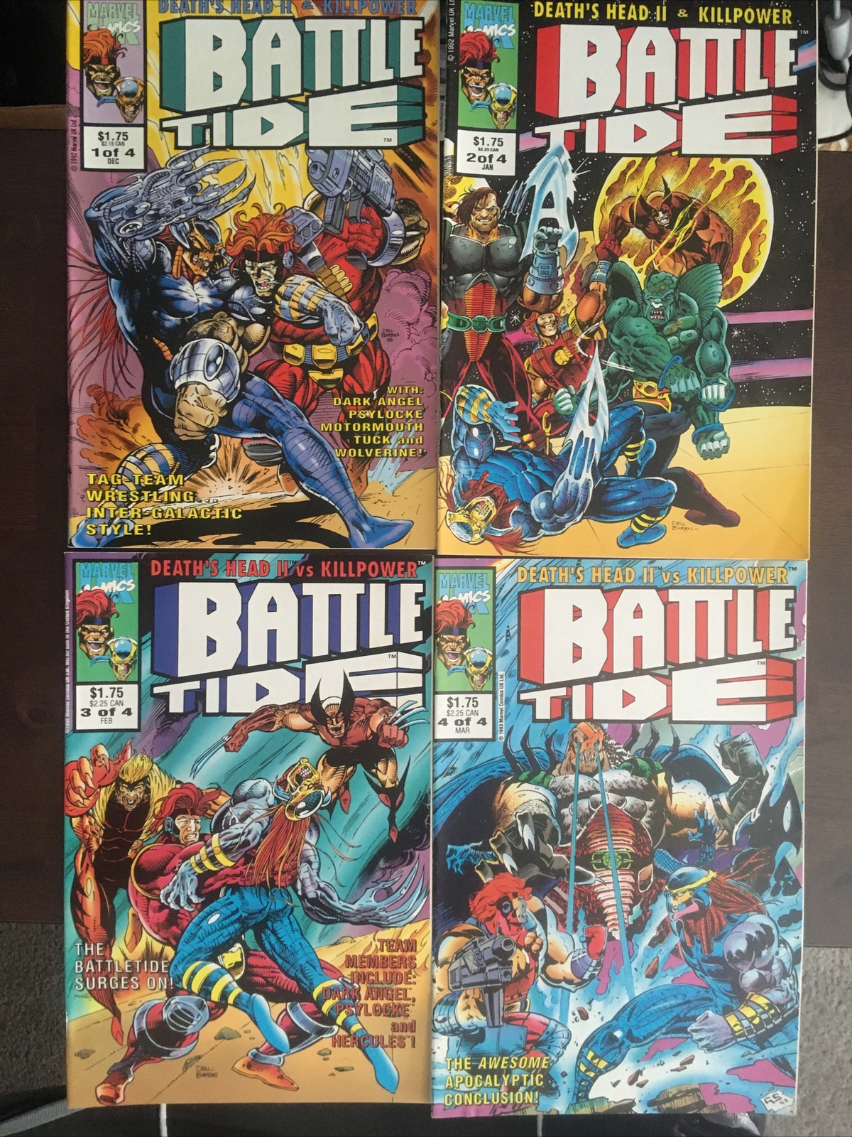 Battle Tide Death's Head II Killpower #1- 4 (1992) Marvel Comics | eBay