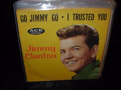 JIMMY CLANTON go jimmy / i trusted you ( rock ) 7"/45 picture sleeve | eBay
