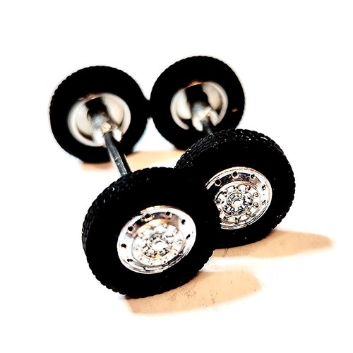2 DCP - Most Brands 1/64th KW, PETERBILT, CHROME Single WHEELS, TIRES ...