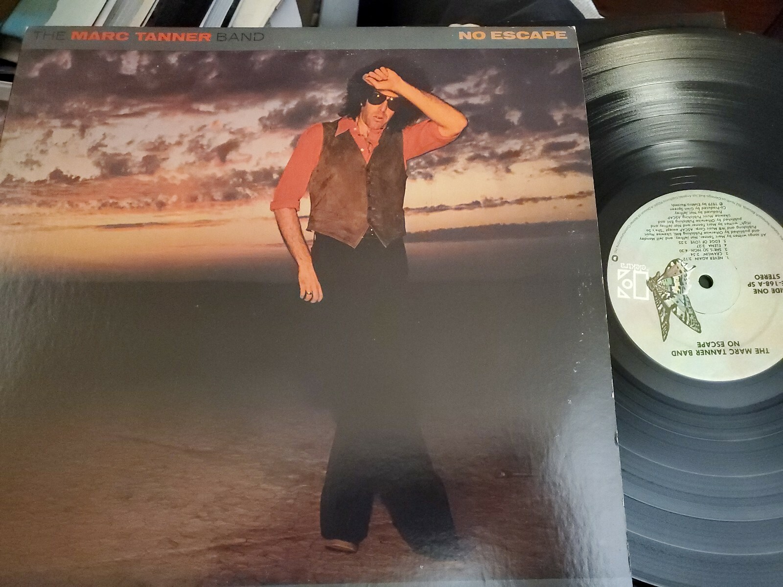 Marc TANNER Band No Escape 1979 Elektra 6E-168 USA Vinyl NM Sleeve VG+ ...