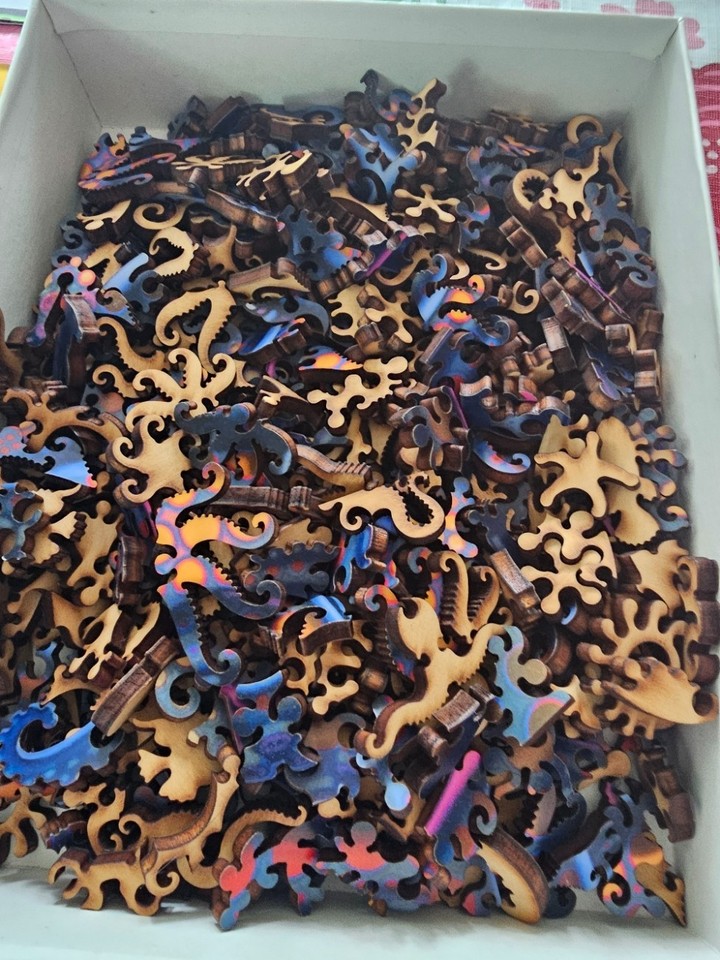 Liberty Puzzle, Octopus. All peices counted | eBay