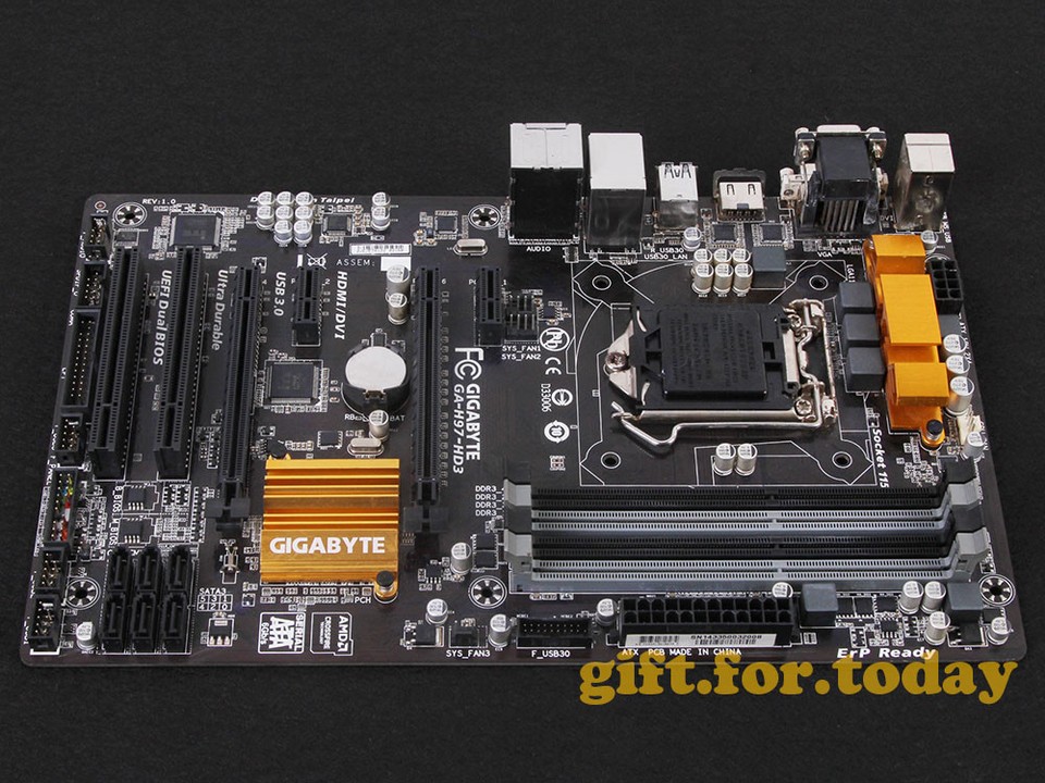 Original Gigabyte GA-H97-HD3 Intel H97 Motherboard LGA 1150 DDR3 ...