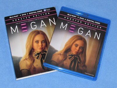 M3GAN (Blu-Ray/DVD, 2022, 2-Disc Set) ~UNRATED EDITION~ with Slipcover ...