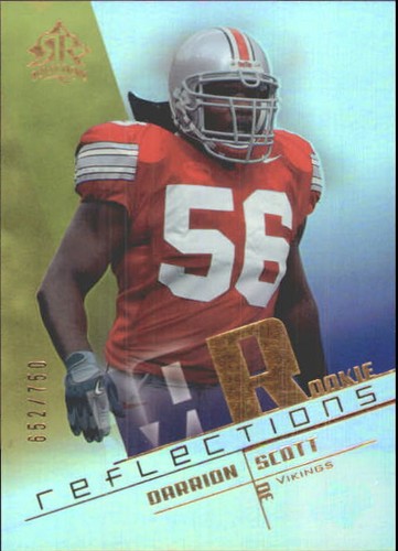 2004 Upper Deck Reflections - #199 Darrion Scott /750 (RC) for sale ...