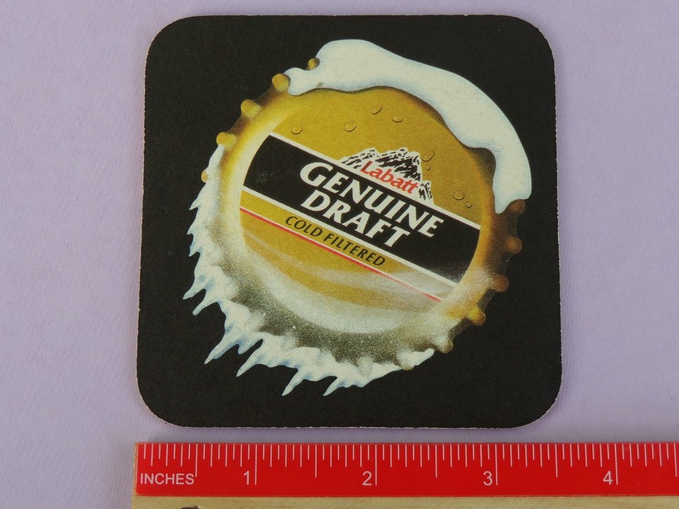 Beer COASTER ~ LABATT Brewing Co Genuine Draft ~ London, Ontario ...