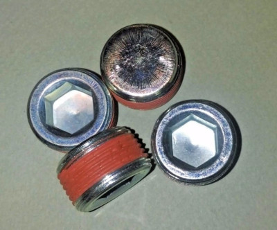 Pk (4) Plugs 3/4" -14 MPT for Hydraulic Tank Hex Recessed Head Plug | eBay