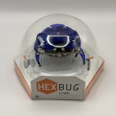NEW! Blue Hex Bug Original CRAB Micro Robotic Creatures Battery Powered ...