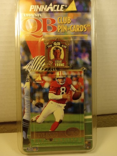 Steve Young 1995 Pinnacle QB Club Pin-Cards Sealed | eBay