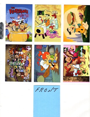 THE FLINTSTONES CUSTOM TRADING CARD 6 CARDS SET | eBay