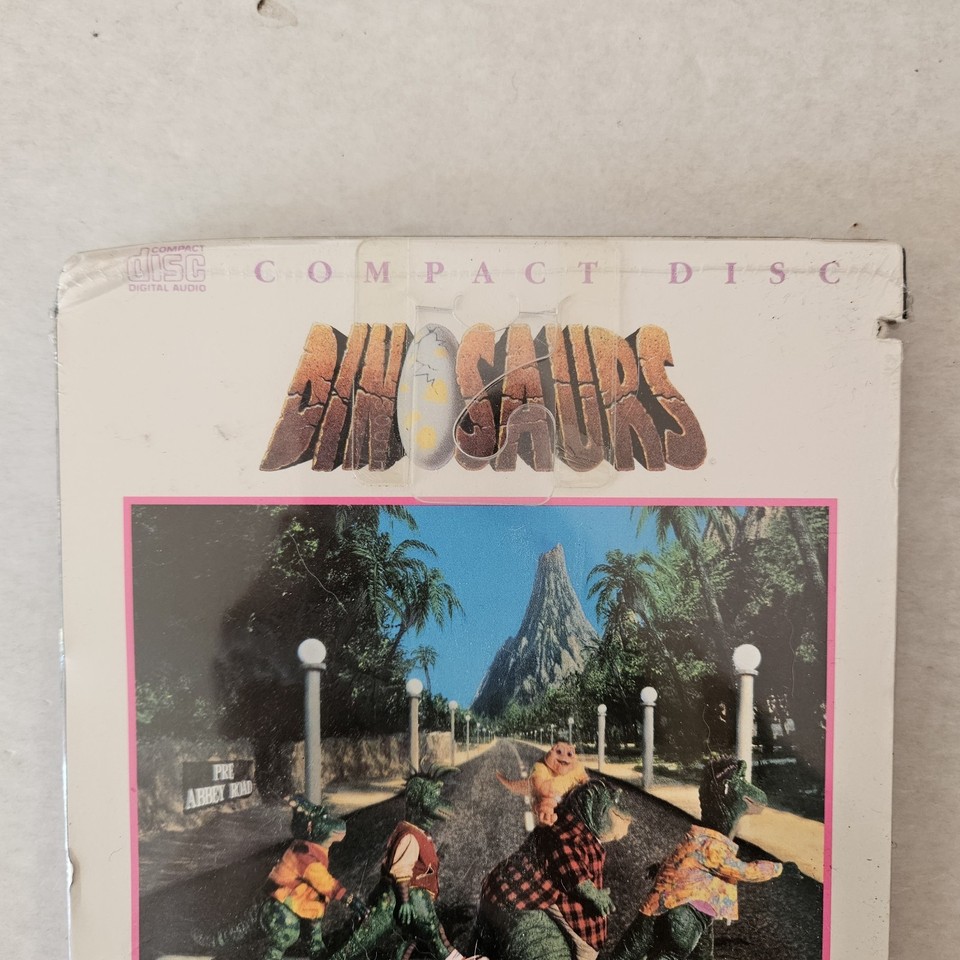 SEALED Vtg Disney Dinosaurs Big Songs CD Longbox TV Soundtrack 1992 Jim ...